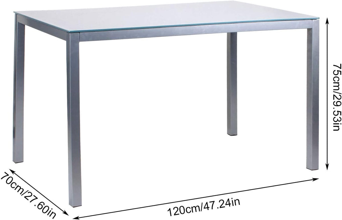 Joolihome Modern Rectangle Glass Dining Table – joolihome